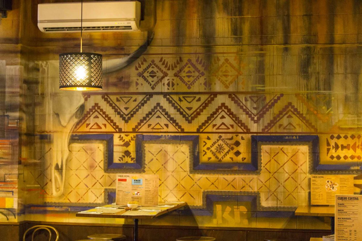 Mexican Restaurant Interior Wall Art - Set It Off Decor