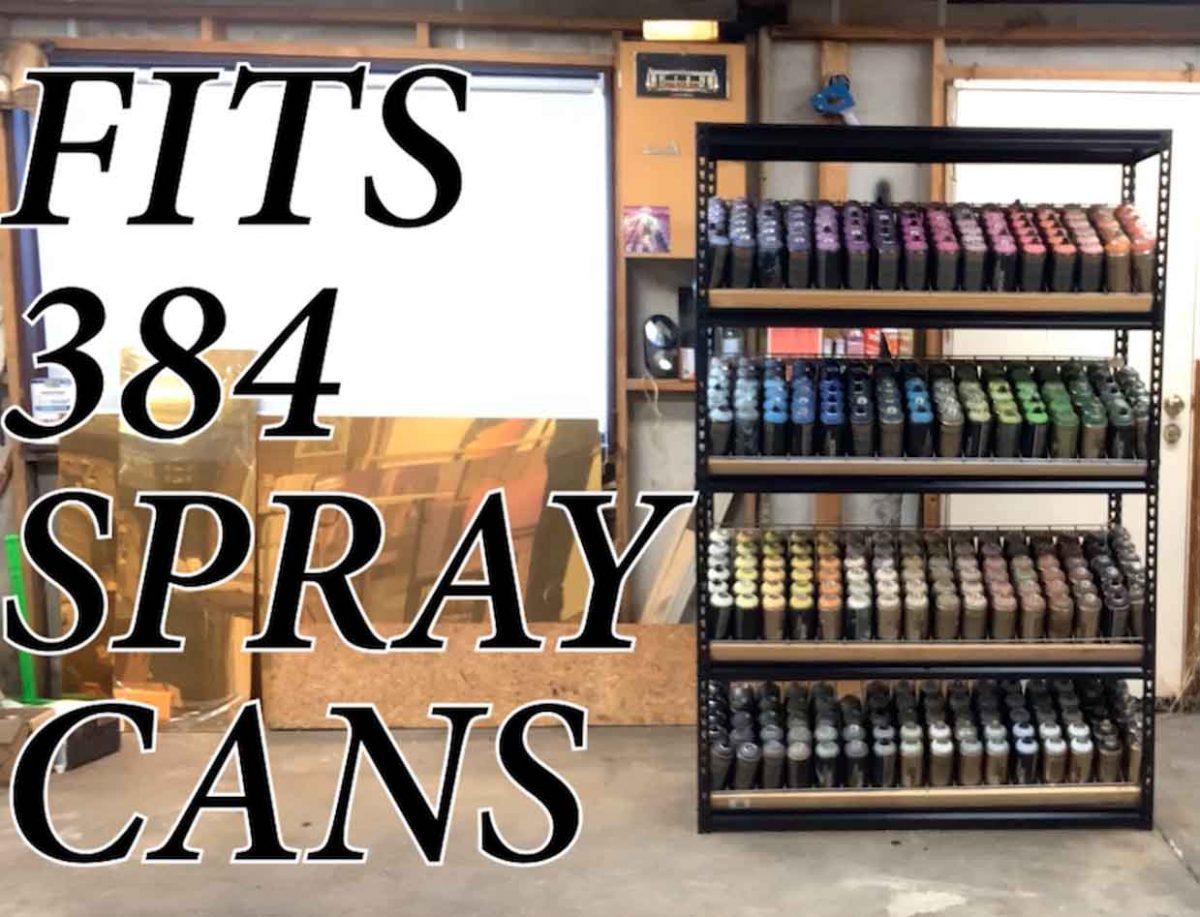 Graffiti Artist Melbourne - Spray Can Rack For Under $200 - SET IT OFF