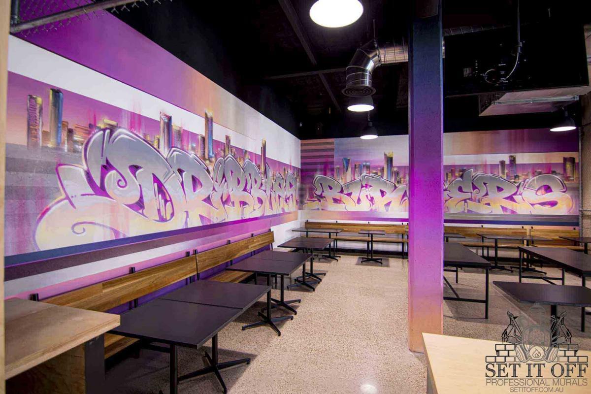 Full Fit Out Interior - Dribbles - Graffiti Artist Melbourne
