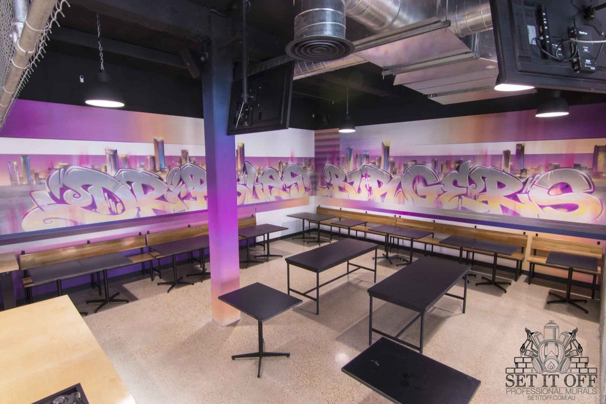 Full Fit Out Interior - Dribbles - Graffiti Artist Melbourne