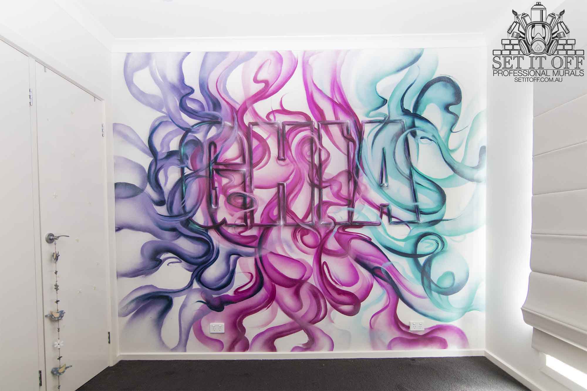 Kids Room Custom Feature Wall Graffiti Artist Melbourne Kids Room Custom Feature Wall Graffiti Artist Melbourne